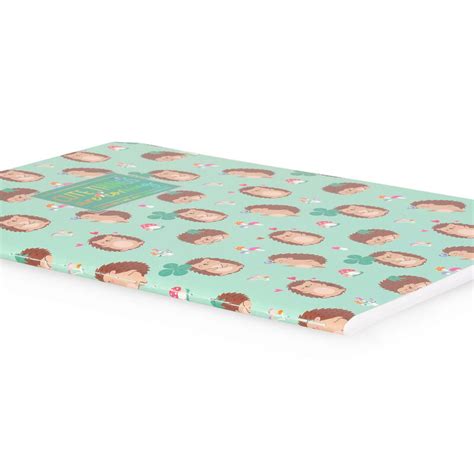 Plain Notebook A5 Sheet Medium Hedgehogs