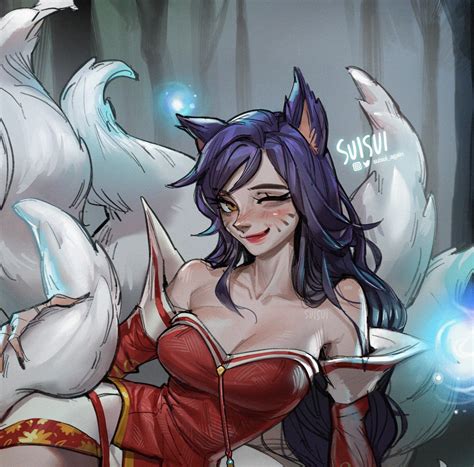Suisui Ahri Lol League Of Legends Comic Art Girls Super Powers Art