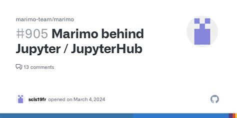 Marimo Behind Jupyter Jupyterhub · Issue 905 · Marimo Teammarimo · Github