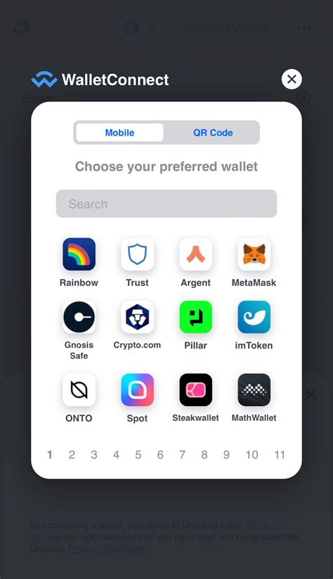 how to connect a wallet to uniswap uniswap labs
