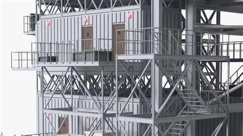 Drilling Rig Platform 3d Model 99 3ds Blend C4d Fbx Max Ma