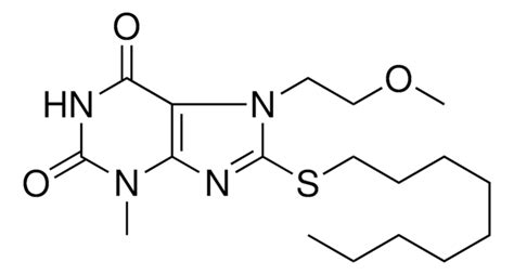 7 2 Methoxyethyl 3 Methyl 8 Nonylthio 37 Dihydro 1h Purine 26