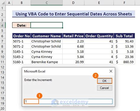 How To Enter Sequential Dates Across Multiple Sheets In Excel