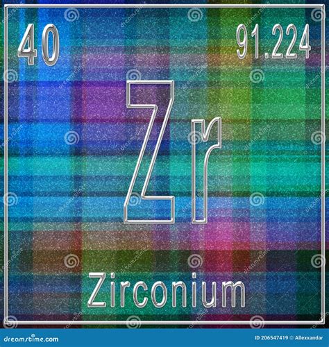 具有原子数的锆化学元素符号 库存例证 插画 包括有 教育 质量 材料 基本 原子 门捷列夫 206547419