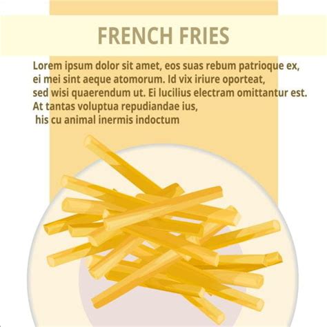 패션 패스트 푸드 포스터 벡터 템플릿 Eps Uidownload