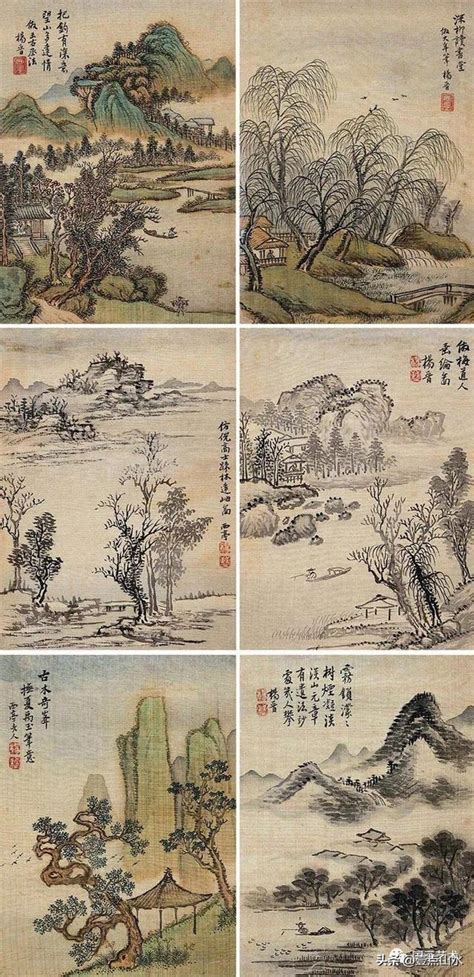 清代名家 楊晉山水作品欣賞 每日頭條
