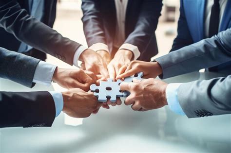 Premium Photo Teamwork For Innovation And Problemsolving