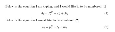 Numbering How To Label An Equation With Number TeX LaTeX Stack Exchange