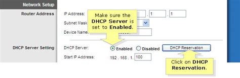 Linksys Official Support Setting Up Dhcp Reservation On A Linksys Wi