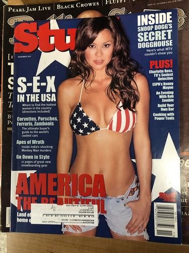 Stuff Magazine 24 November 2001 Playboy Celebrity Brooke Burke Ebay