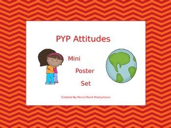 PYP Attitudes Mini Poster Set By Pencil Points TpT
