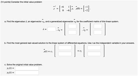 solved a find the eigenvalue 𝜆λ an eigenvector 𝑣⃗ 1v→1