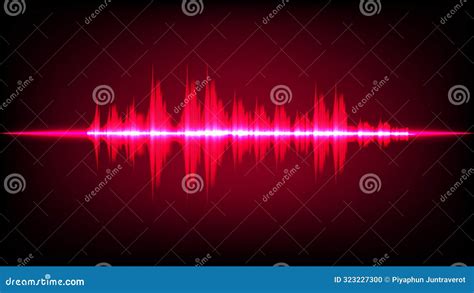 Abstract Sound Wave Digital Frequency Wavelength Graphic Design Vector Illustration Stock Vector
