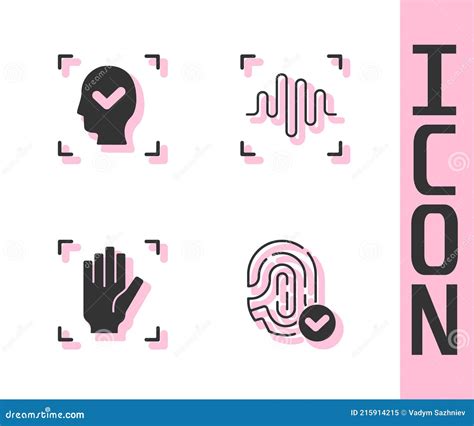 Fingerprint Face Id Barcode Eye And Qr Code Scanner Identity
