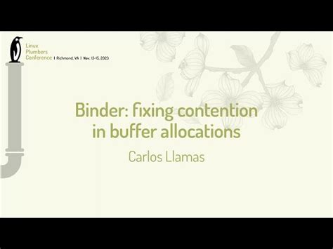 Free Video Binder Fixing Contention In Buffer Allocations From Linux