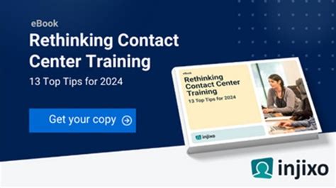 injixo ebook rethinking contact centre training contact