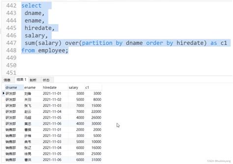 mysql 学习笔记 窗口函数之开窗聚合函数 mysql 开窗函数group set csdn博客