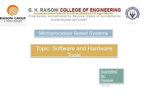 Software And Hardware Tools For Microprocessors Pptx Programming Languages Computing
