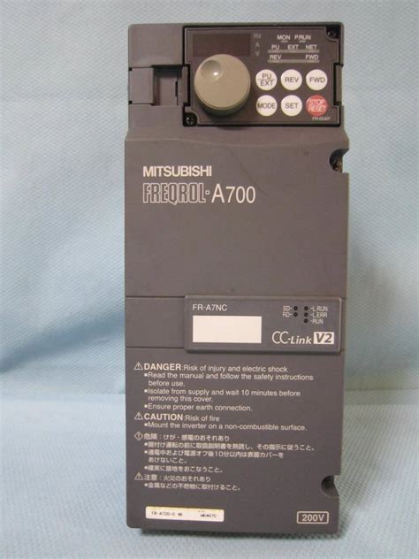 Yahooオークション 三菱電機インバータ Freqrol A700 Fr A7nc Cc Li