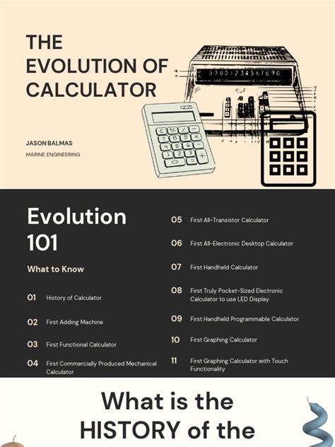 Evolution Of Calculator Pdf Calculator Computer Science
