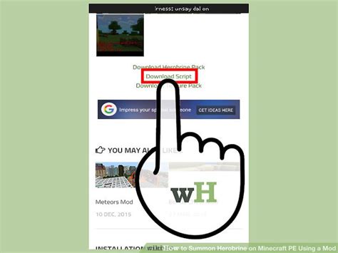 How To Summon Herobrine On Minecraft Pe Using A Mod 15 Steps