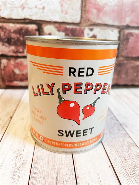 Sweet Red Lily Peppers® Tin J S Lily Tiger Lilypeppers®