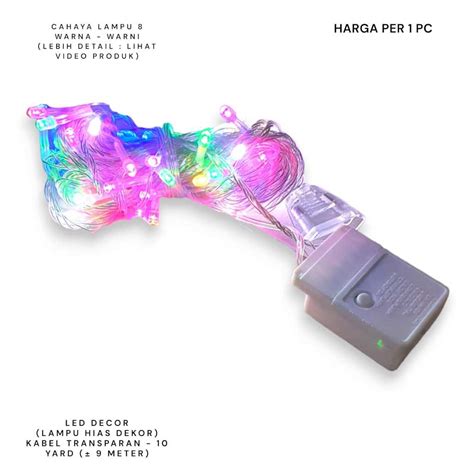 Jual Lampu Kelap Kelip Rainbow Lampu Tumblr Led Christmas Lampu Natal Dekorasi Lampu Hias
