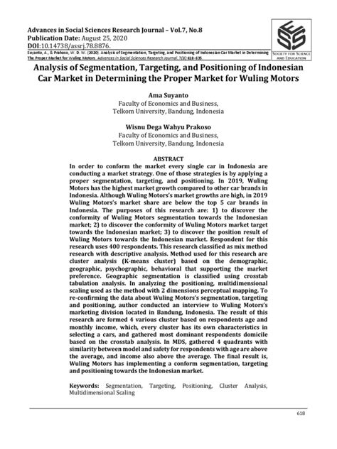 Analysis Segmentation And Targeting Pdf Market Segmentation Marketing