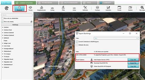 How To Access Your Projects Wfs In Arcmap Tygron Support Wiki