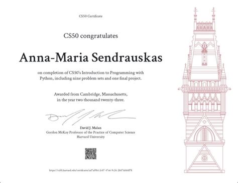 Anna Maria Sendrauskas On Linkedin Python Programming Engineer Devops Harvarduniversity Cs50