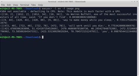 如何在linux中安装和使用easyocr本文将介绍安装和使用easyocr命令行工具和python模块的指南。作为一个 掘金