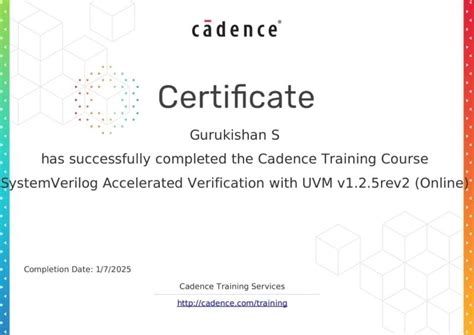 Guru Kishan S On Linkedin Cadence Systemverilog Uvm Vlsi Asic