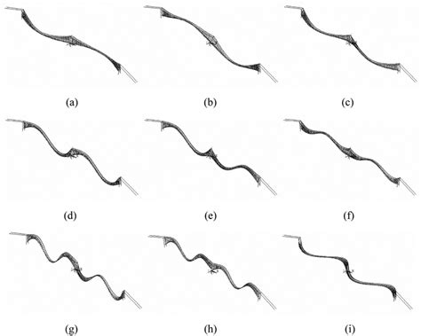 First Nine Mode Shapes Of Taizhou Bridge A First Mode Shape B Download Scientific Diagram