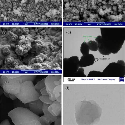A And B Sem Micrographs Of Mnpstddt With Two Different Magnifications