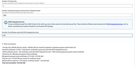 Aws Tutorials Finops Aws Certificate Manager Acm And Private Ca Cost