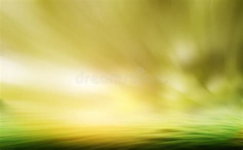 Green Grass Motion Blur Natural Background Stock Illustration