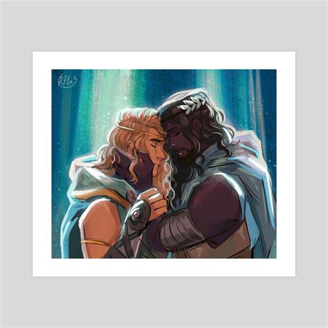 Achilles And Patroclus Hadesgame An Art Print By Kay Fine Inprnt