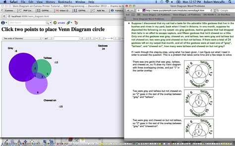 Htmljavascriptphp Canvas Venn Diagram Import Tutorial Robert James Metcalfe Blog