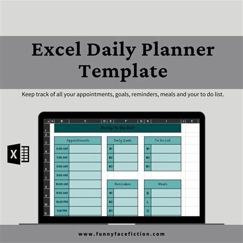 Excel Daily Planner Template Daily Planner Template Excel Day Planner Template Daily Agenda
