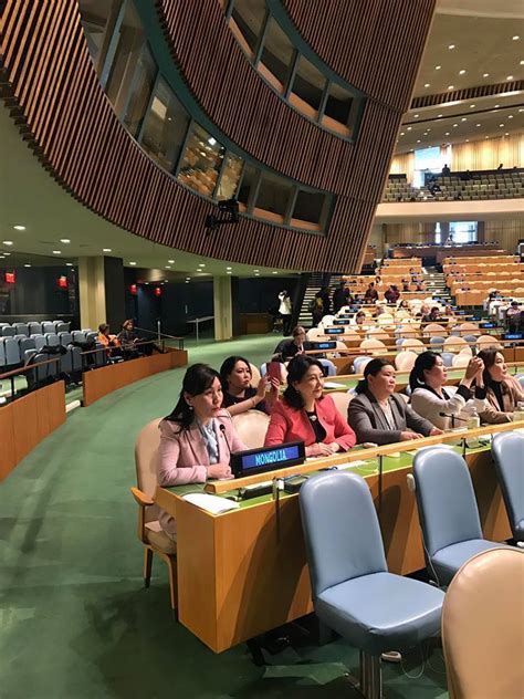 НҮБ ын Эмэгтэйчүүдийн аж байдлын комиссын чуулган болж байна