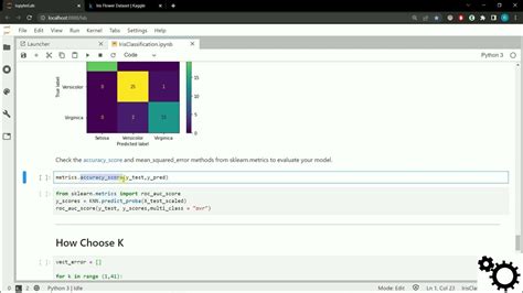 Knn Iris Dataset Python Youtube