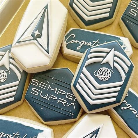 Sarah On Instagram Space Force Promotion Cookies A First For Me And The Coolest Part They