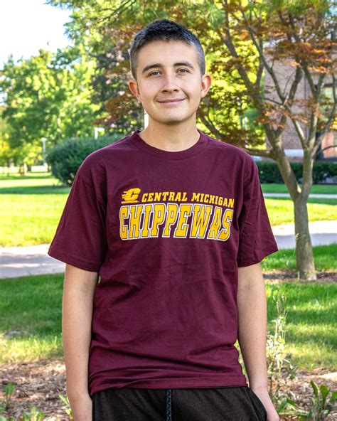 Action C Central Michigan Chippewas Maroon T Shirt The Cmu Bookstore