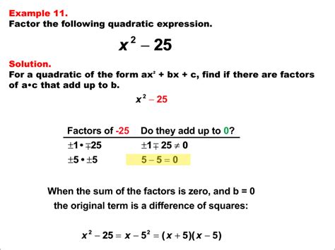Illustrated Math Dictionary Quadratic Functions Example Set 12