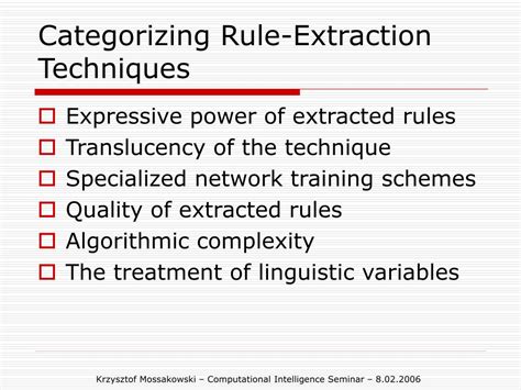 Ppt Rule Extraction In Neural Networks A Survey Powerpoint Presentation Id317007