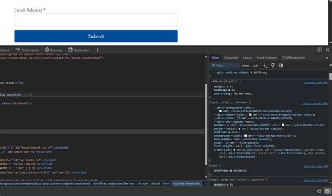 Sass Pico Css Semantic Root Element Not Being Applied To Input