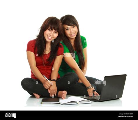 Asian Girls Laughing Cut Out Stock Images And Pictures Alamy
