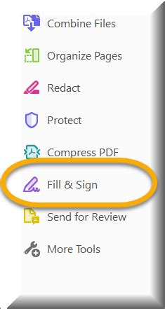 Adobe Fill Sign