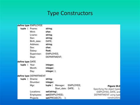 Adbms 11 Object Structure And Type Constructor Pptx