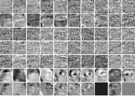 Plots Of First 10 Bases Obtained From 7 Dimensionality Reduction